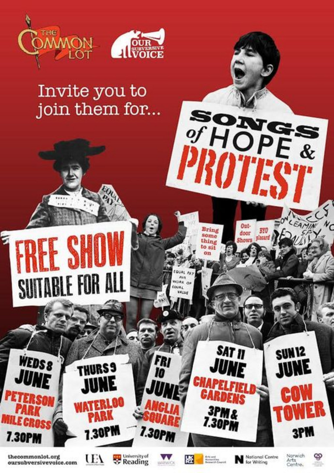 Songs of Hope and Protest : Theatre - Outline Magazine : Norwich